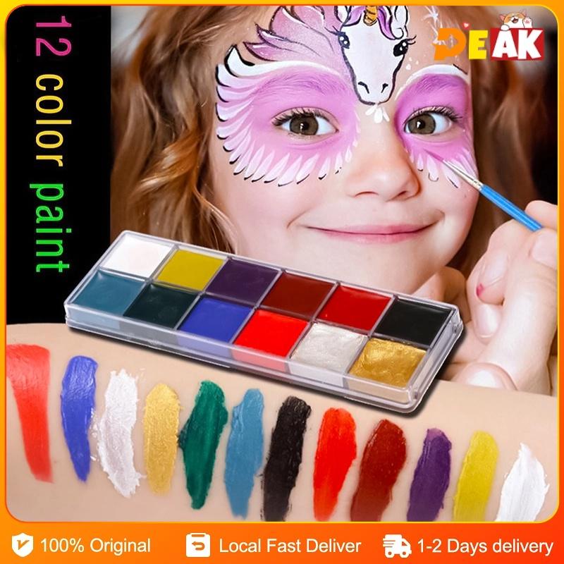 ORAINA --Face Body Oil Painting Paint Set 12 Colors Body Face - TikTok ...