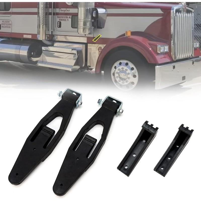 2 Pack For Peterbilt Kenworth Hood Latch Base Compatible With Peterbilt ...