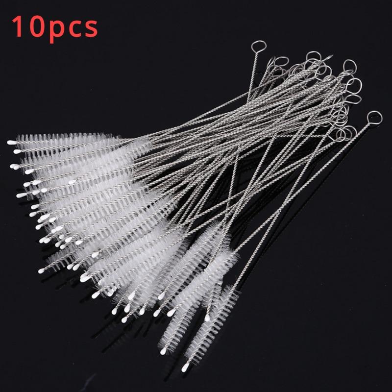 Berus Pembersih Straw, 10Pcs, Keluli Tahan Karat, Pemegang Panjang ...