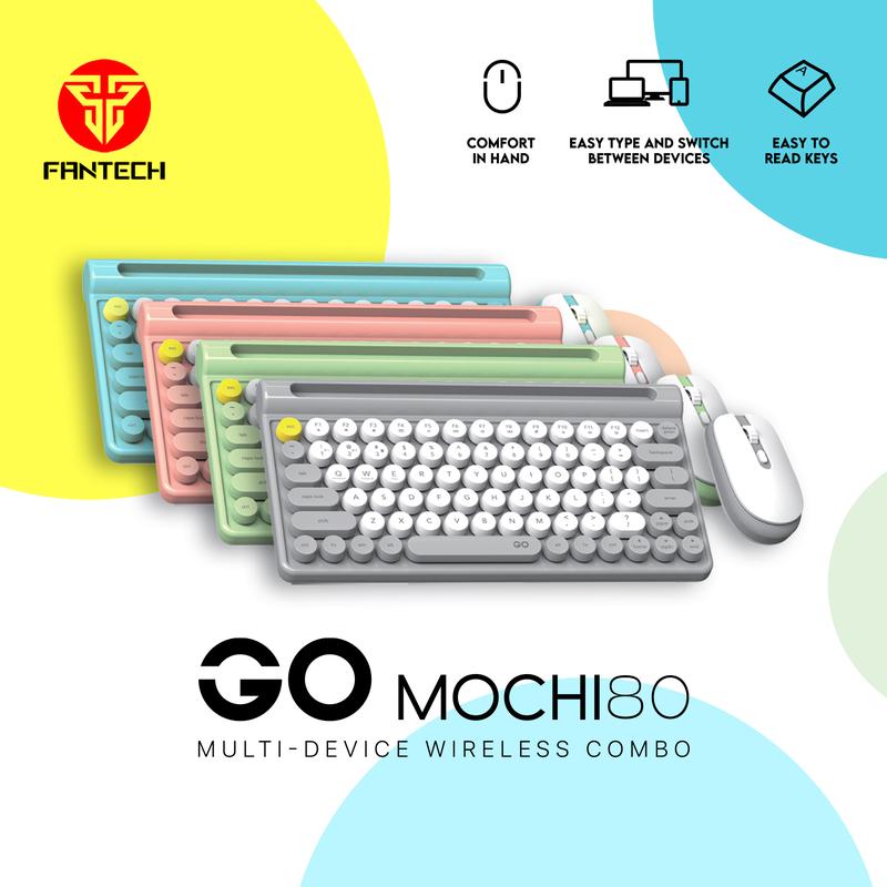Fantech Life Keyboard & Mouse Wireless GO MOCHI 80/65 Combo Set - Shop ...