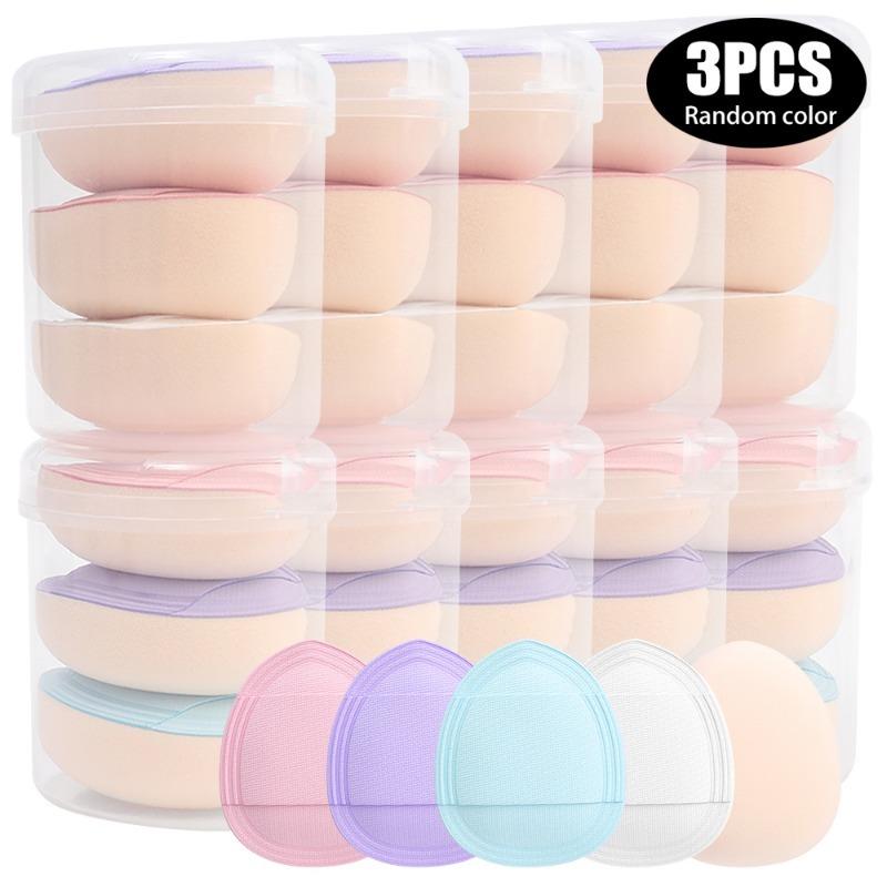 1/3Pcs Mini Finger Puffs Thicken Cotton Candy Powder Sponge Face ...