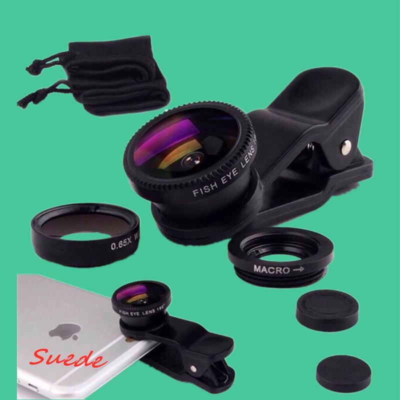 3in1 Macro/Fish Eye Lens/Wide Universal Clip Lens - TikTok Shop Singapore