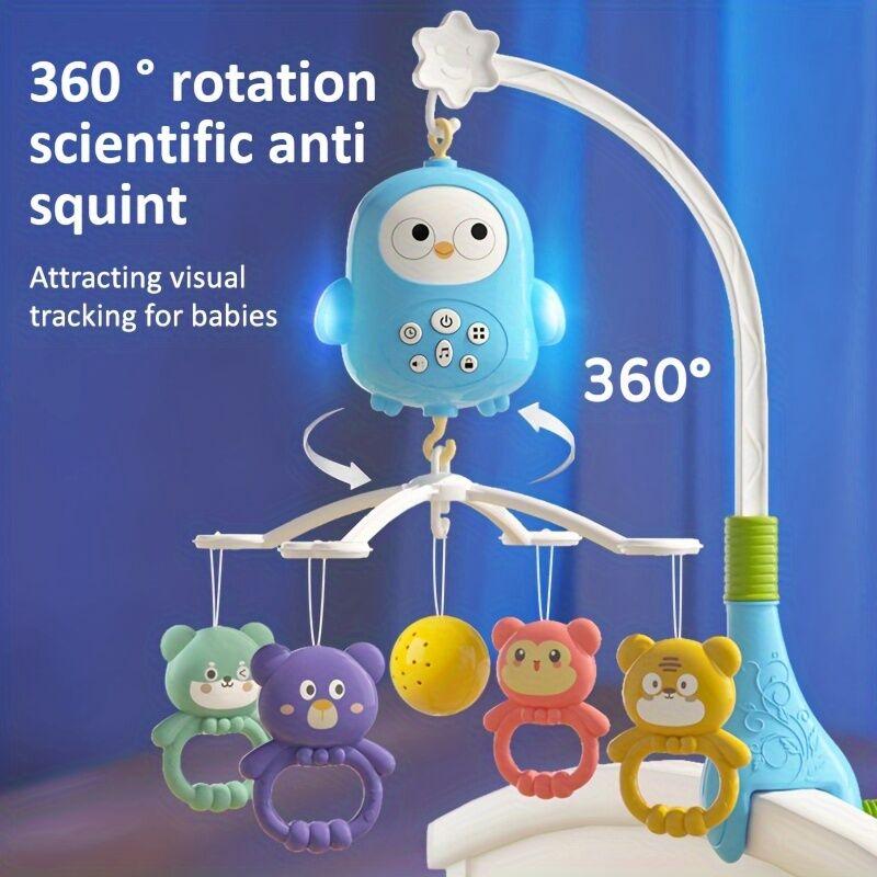 Cute Music Bedhead Ringing Baby Music Rotating Bed Ringing Toys ...