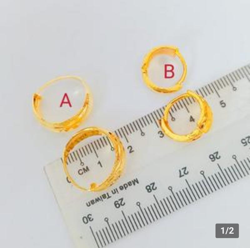 Subang Emas Bangkok Earring GOLD PLATED - TikTok Shop Malaysia