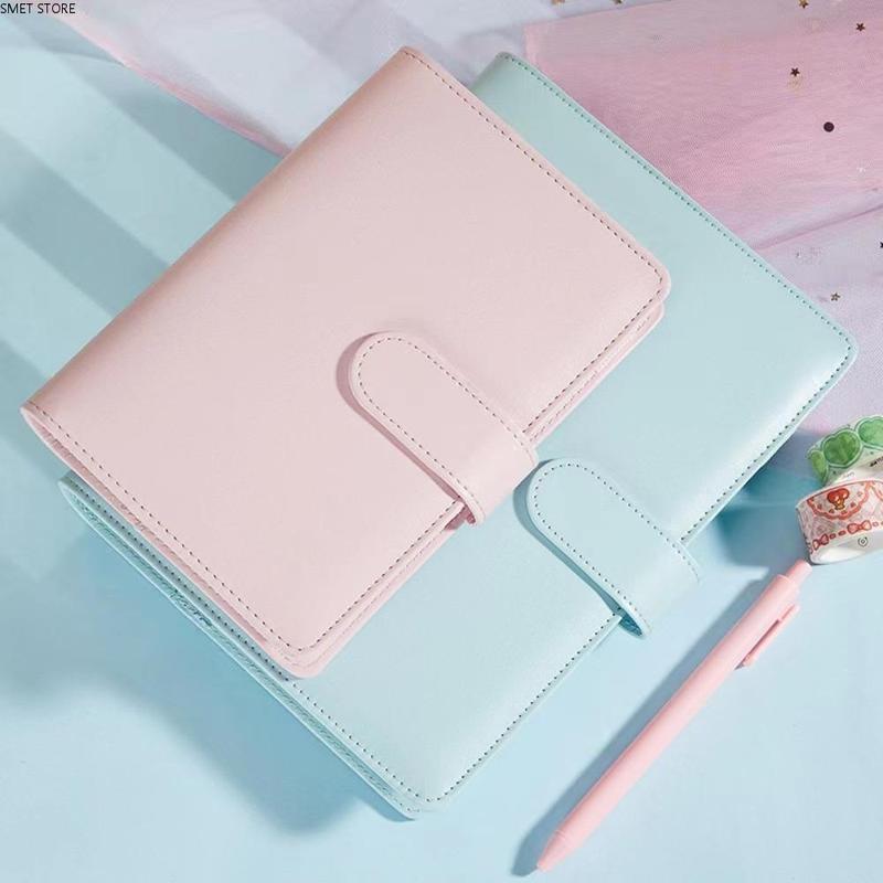 SMET STORE Stationery PU Leather A5/A6 Binder Notebook Cover - TikTok ...
