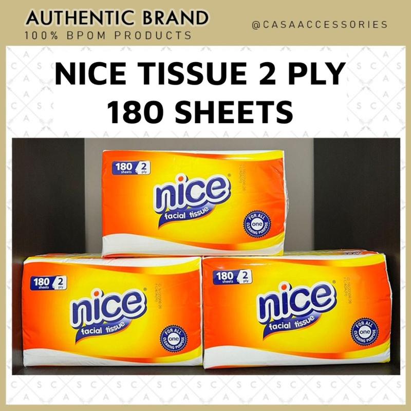 Nice Tissue Tissu Tisu Wajah 180 sheets 2 ply / Facial Tissue - Shop ...