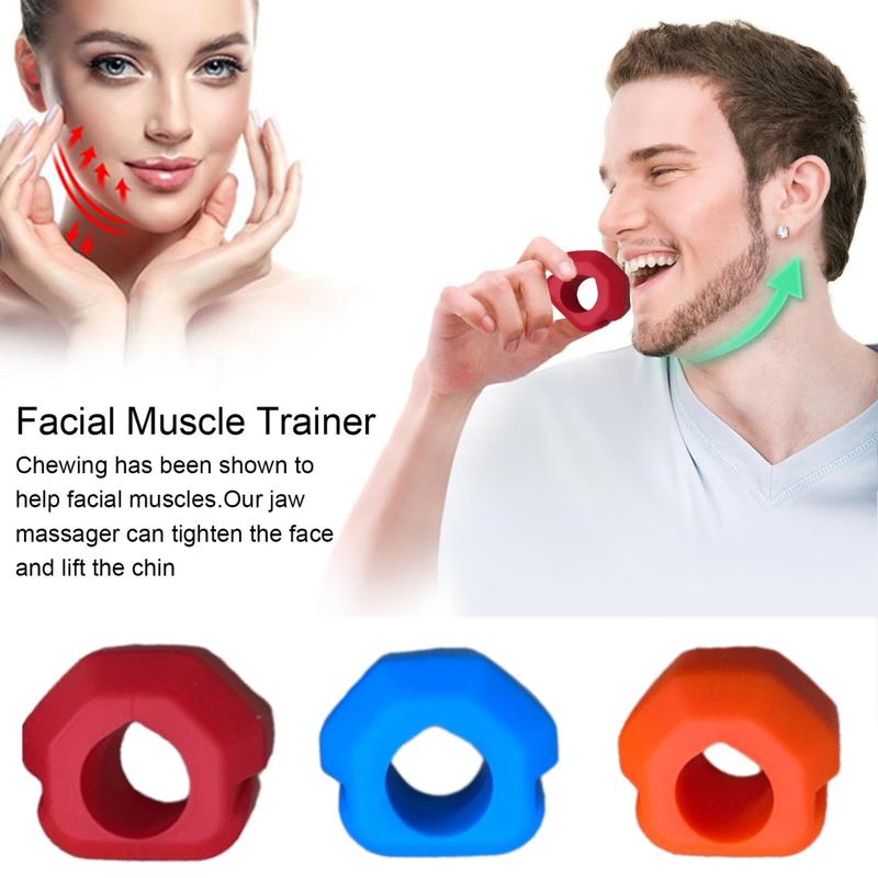 Leiing- Silicone Jaw Trainer Silicone Jawline Shaper Portabl - TikTok ...