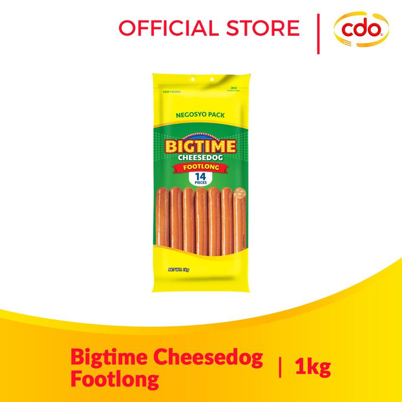 Bigtime Cheesedog Footlong 14s - 1kg - TikTok Shop Philippines
