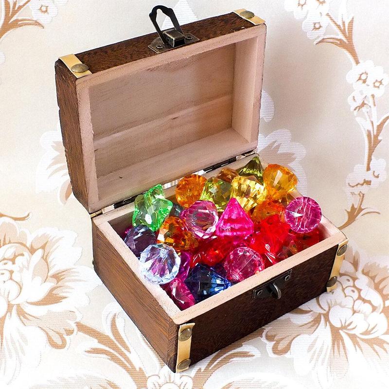 Princess Gem Toy Diamond Children Crystal Toy Plastic DIY Beaded ...