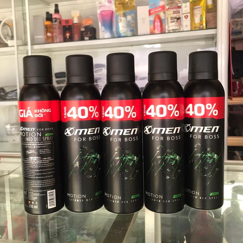 Xịt khử mùi X-men tặng thêm 40% 210ml chai siêu to - TikTok Shop Vietnam