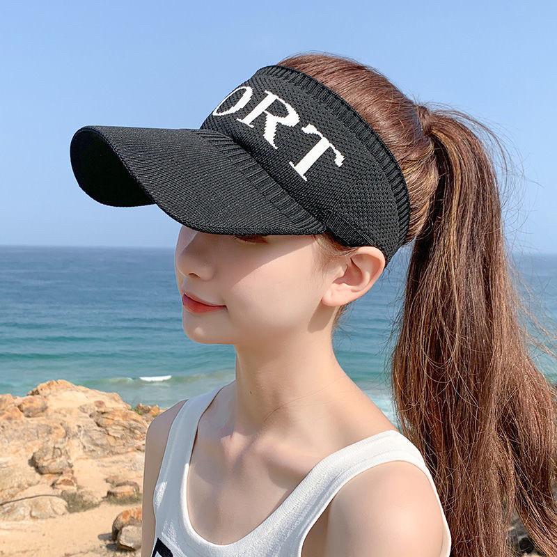 Korean Sun Block Hat Outdoor Sports UV Sun Hat Shade Basebal - TikTok ...