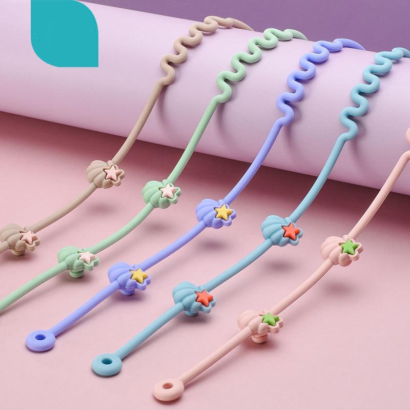 Baby Silicone Pacifier Chain Clip Dummy Nipples Holder Clips - TikTok ...