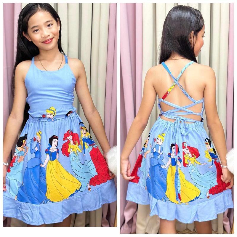 KIDS 6-12 YEARS OLD BACKLESS DRESS/Challis alangan dress FIT - TikTok ...
