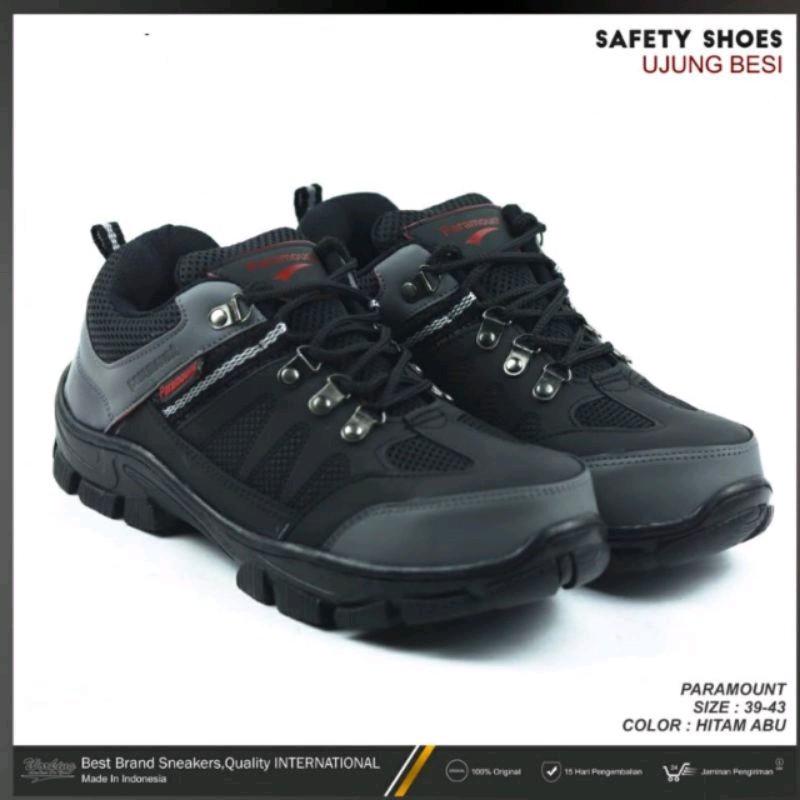 sepatu sefty bahan kulit ringan dan kuat 100% originall Besi - Shop | Tokopedia