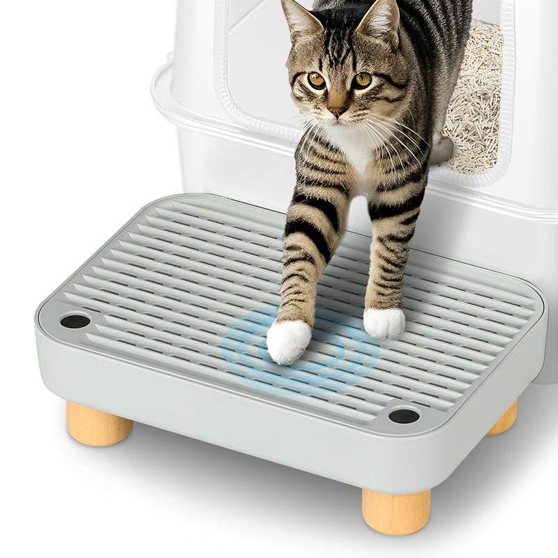 Cat Litter Box Ramp, Double Layered Self-Cleaning Cat Litter - TikTok Shop