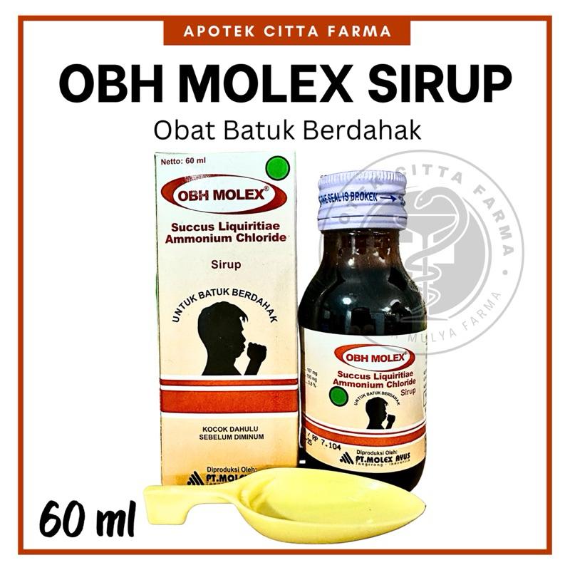 OBH MOLEX Sirup 60 ml - Obat Batuk Berdahak - Shop | Tokopedia