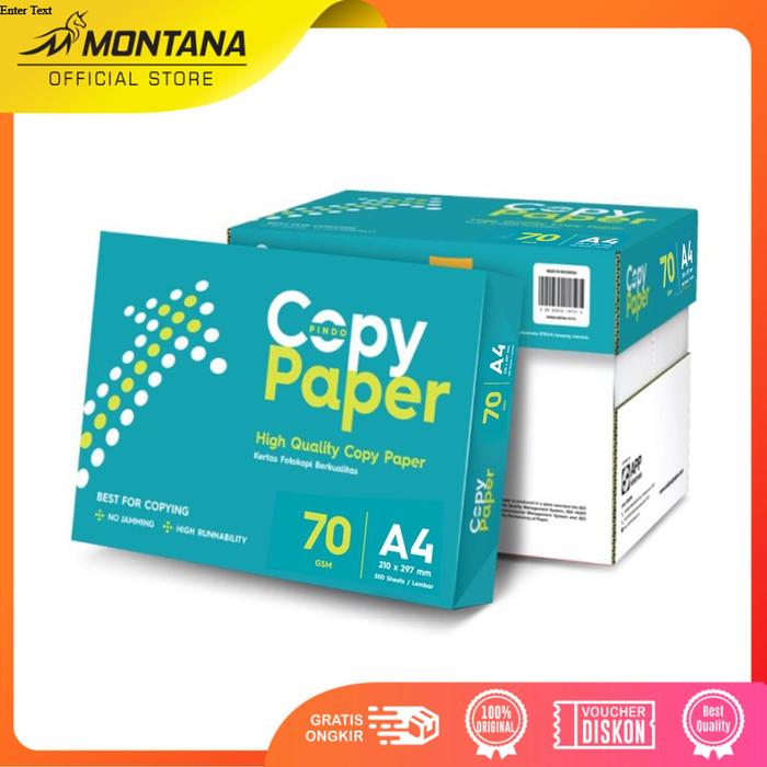 Promo MONTANA X SiDU Copy Paper Kertas Fotocopy 75 GSM A4 Box Isi 5 Rim ...