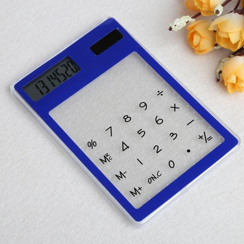 Hudmoav Ultra Slim Mini Transparent Solar Powered LCD Touch Screen ...
