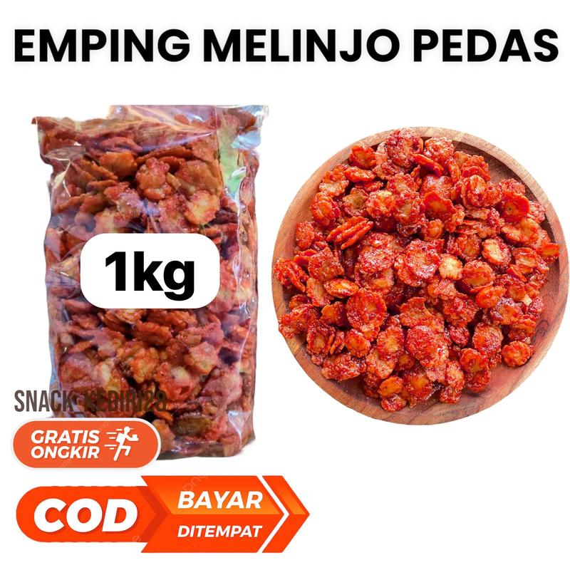 Emping Melinjo Pedas Manis Varian 1kg - Shop | Tokopedia