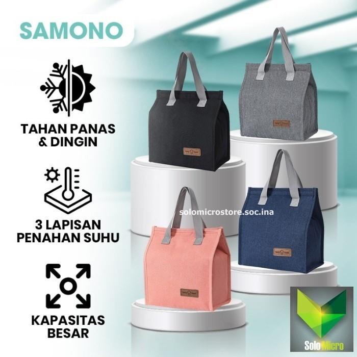 Jual Samono Tas Bekal Makan Portable Tas Lunch Box BLB30 - hitam - Kota ...