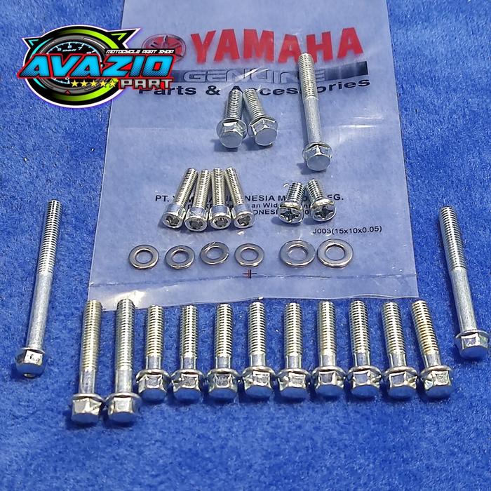 Jual 1 set baut bak cvt blok cvt mio sporty mio smile mio karburator ...
