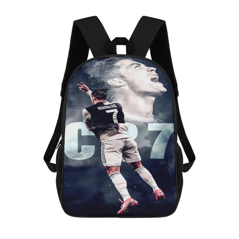 Cristiano Ronaldo Backpack Classic Fashion Fun Cute Sports Travel ...