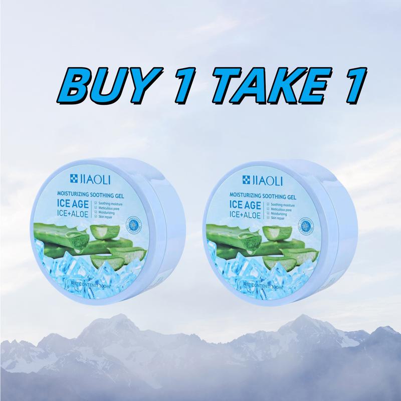 【Buy 1 Take 1】JIAOLI ICE AGE &ALOE& Vitamin E Soothing Gel Moisturizing ...