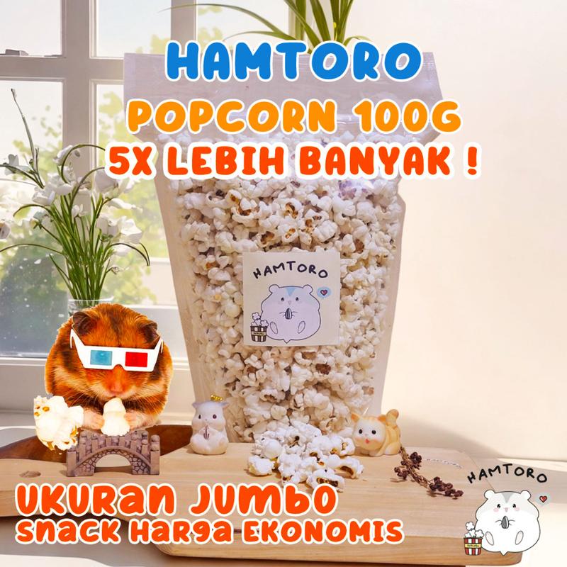 Popcorn Hamster 100g Makanan snack Hamster/Sugarglider - Shop | Tokopedia