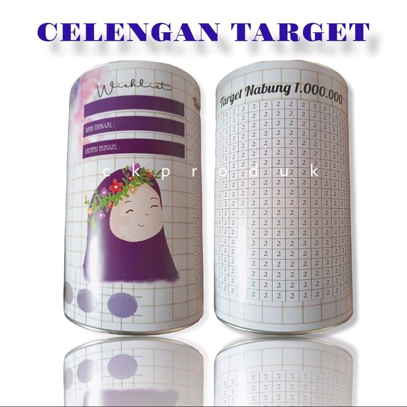 (HG) Celengan Target Buka tutup Murah toples tabungan - Shop | Tokopedia