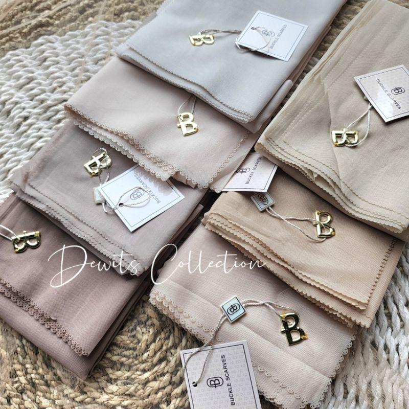 PROMO BUCKLE SCARVES POUCH LOGO AZARA PREMIUM PARIS LUXURY HIJAB - Shop ...