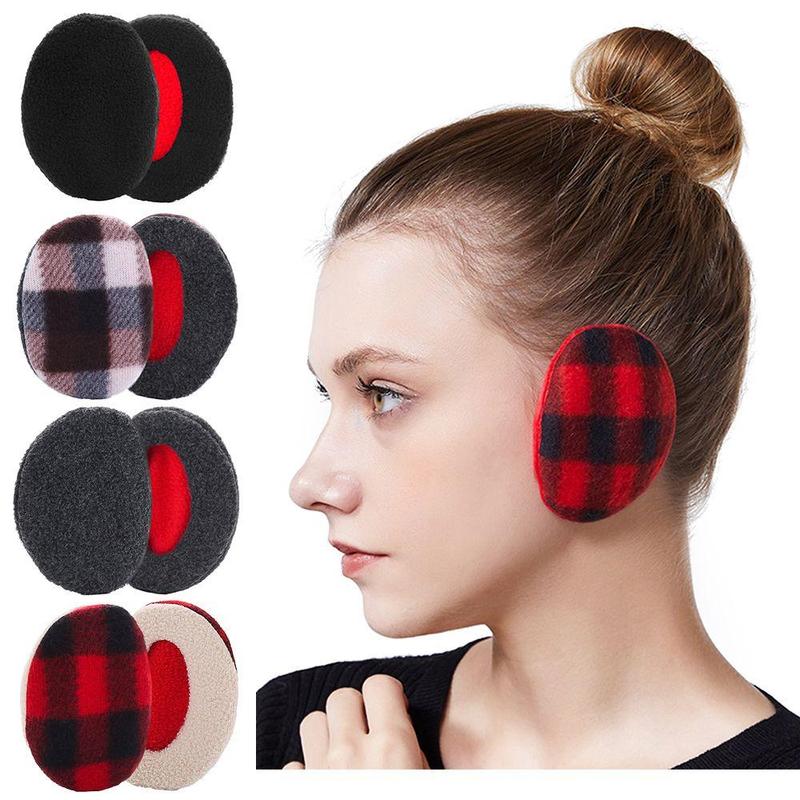 Windproof Men Women Winter Fluffy Fleece Warm Ear Cover Earmuffs ...