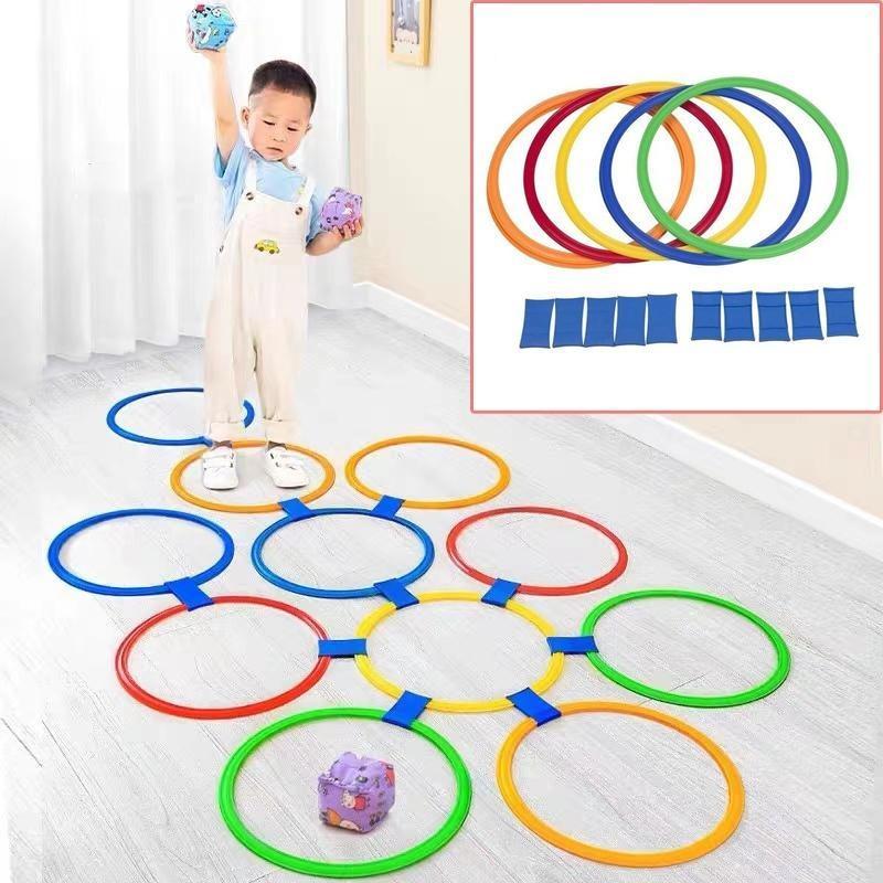 Outdoor fitness training grid jump ring set, equipped with 1 - TikTok ...