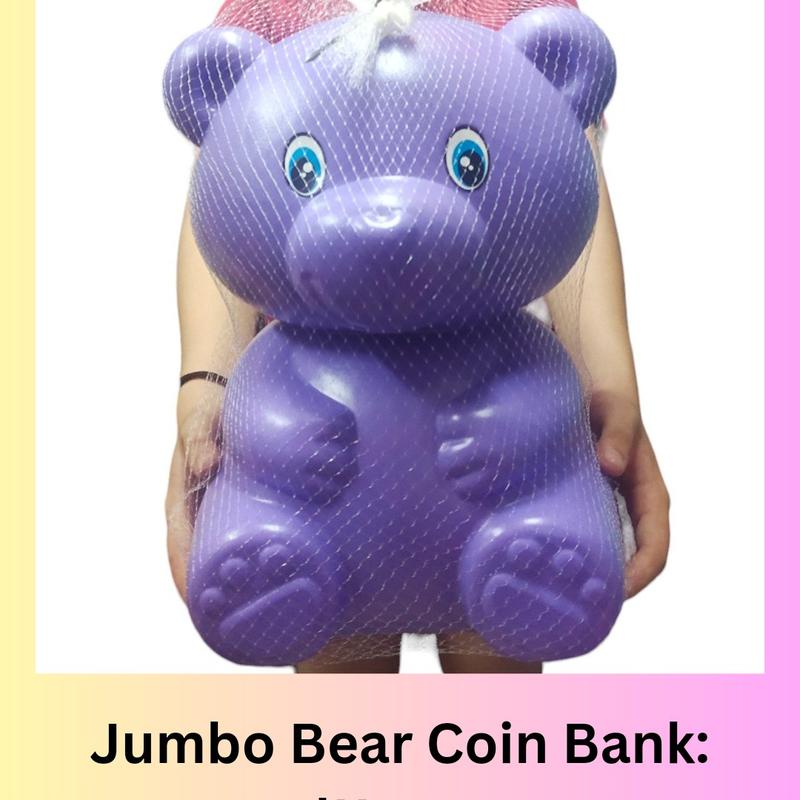 Jumbo Bear Coin Bank AlKansya: Your Ultimate Ipon Challenge Companion - TikTok Shop Philippines