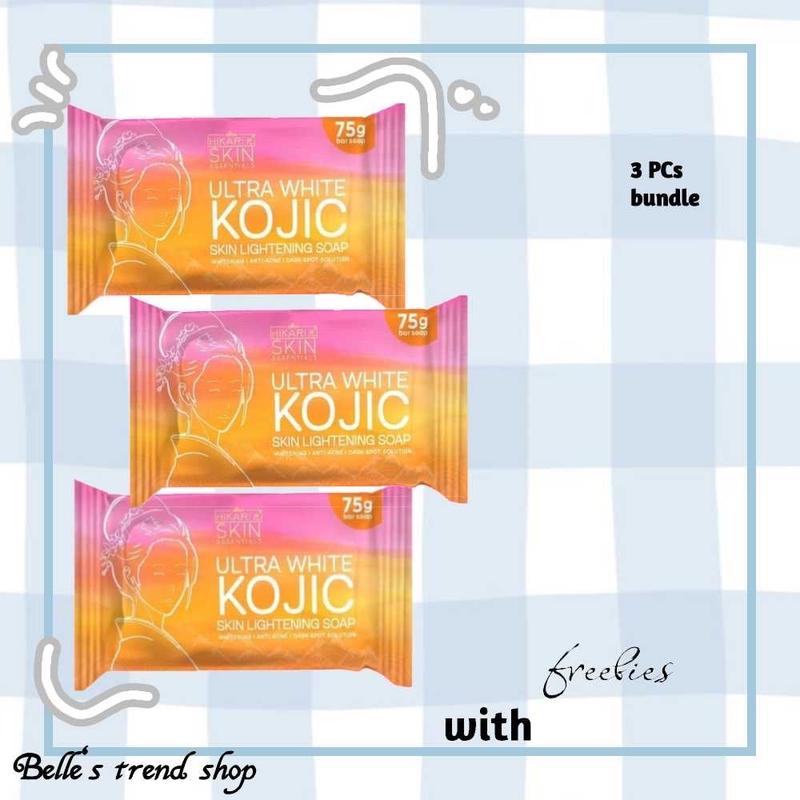 Ultra white kojic soap bundle of 3 pcs Body Care Body Wash Brightening ...