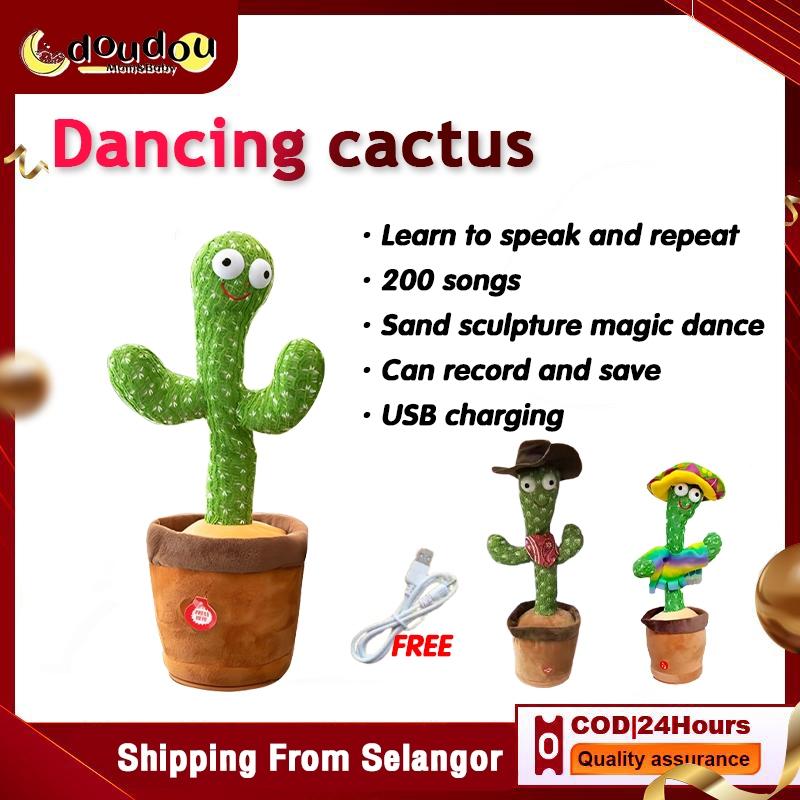 Cactus Toys USB Rechargeable Dancing Toys Can Learn To Talk Dance ...