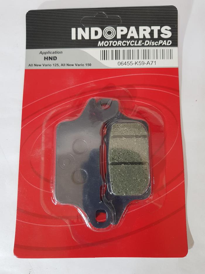 Jual DISC PAD / 06455-K59-A71 / HND: NEW VARIO 125 ESP (K60R) , NEW ...