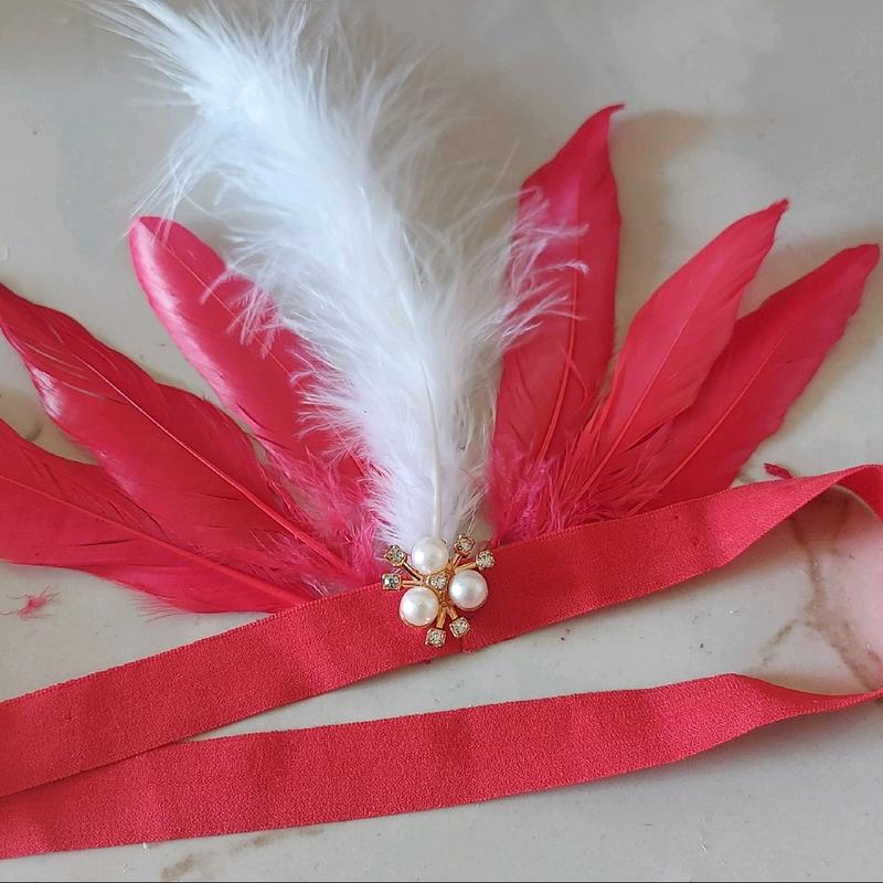 bando bulu merah putih (merah darah n putih) - Shop | Tokopedia