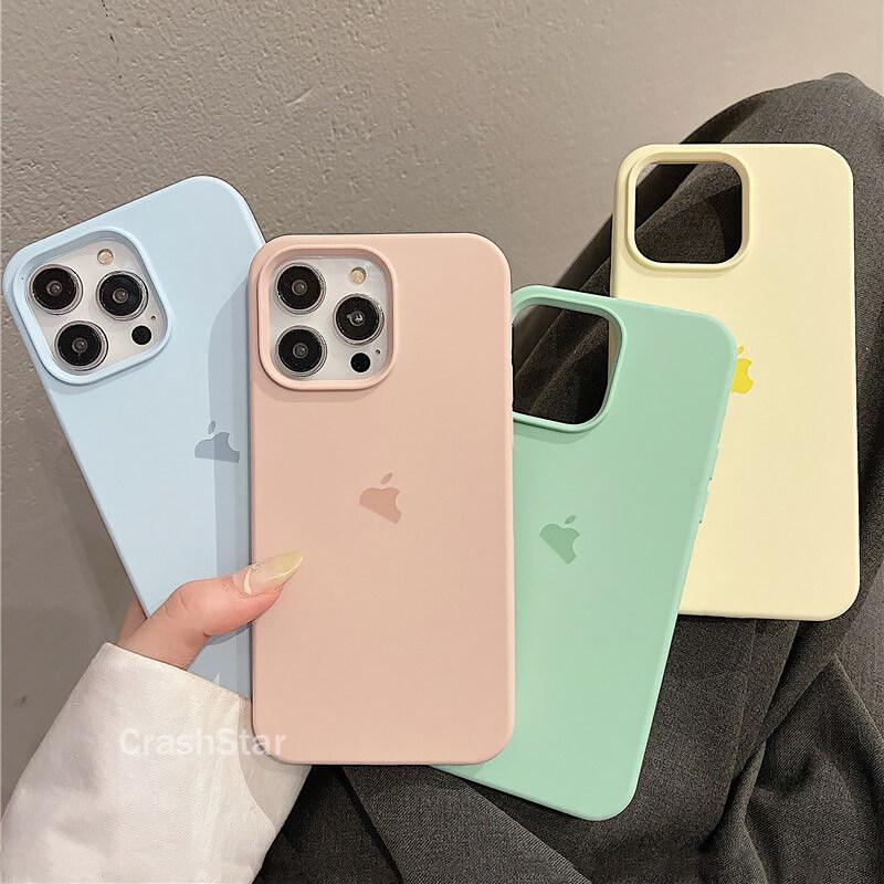 Red circle phone case With Logo Official Liquid Silicone Phone - TikTok ...
