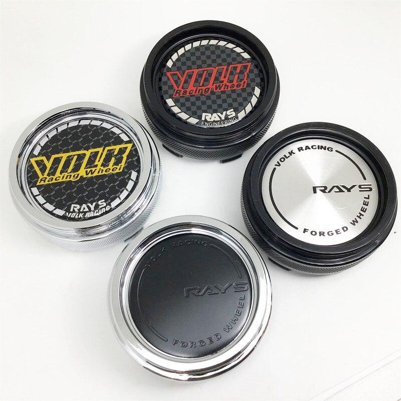 KLL 4pcs 66mm Wheel Caps Center Hub Cover for Rays VOLK Racing TE37 ...