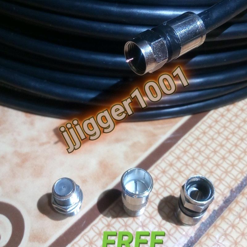RG6 Shielded Low Loss Coaxial Cables 1.5 to 50M with Connectors ...