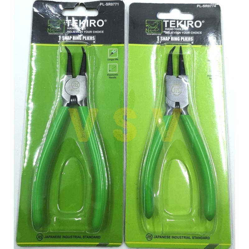 Tekiro tang snap ring 5" set 2pc bengkok / tang snapring 5" set - Shop ...