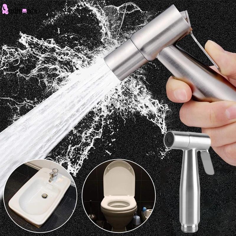 Universal Bathroom Stainless Steel Bidet Sprayer Handheld 2 Modes ...