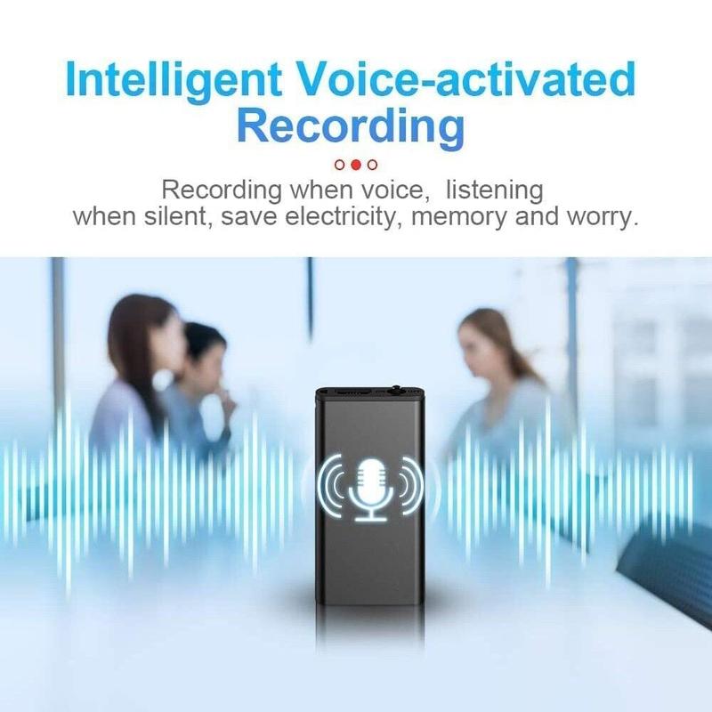 32GB Spy Digital Voice Activated Mini Sound Audio Recorder Dictaphone ...