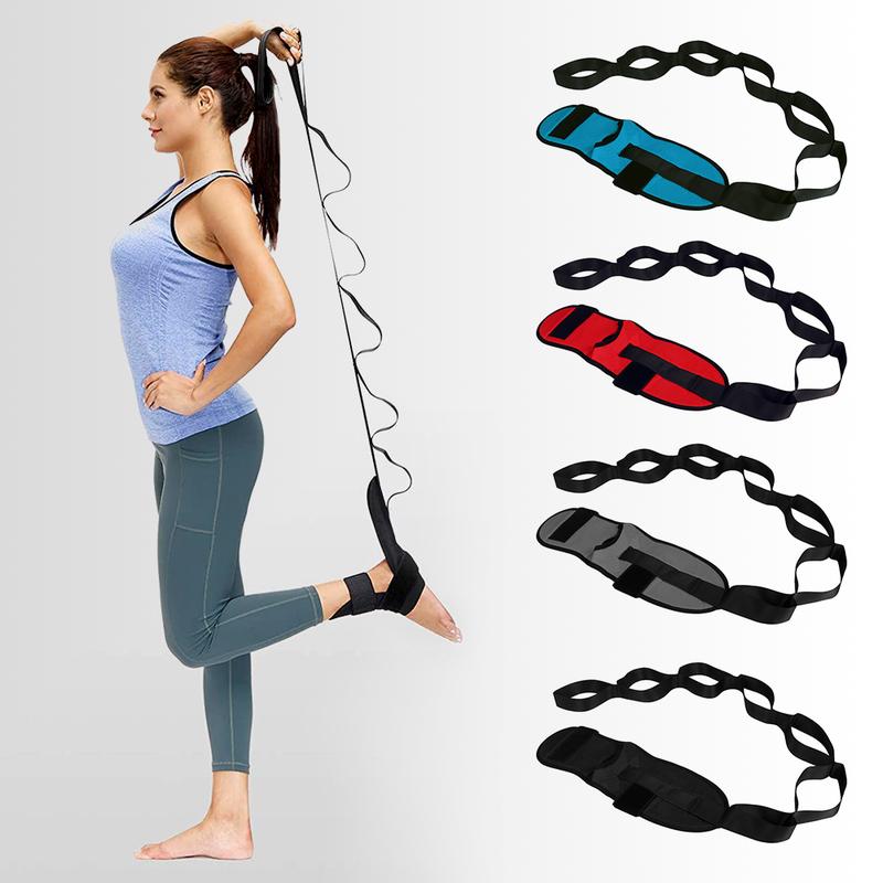 155cm Yoga Leg Ankle Brace Support Training Stretching Belt Stroke ...