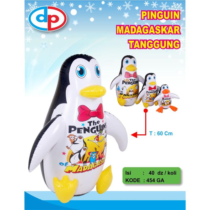 BALON PINGUIN TINJU GOYANG GOYANG - BALON TIUP TINJU PINGUIN MADAGASKAR ...