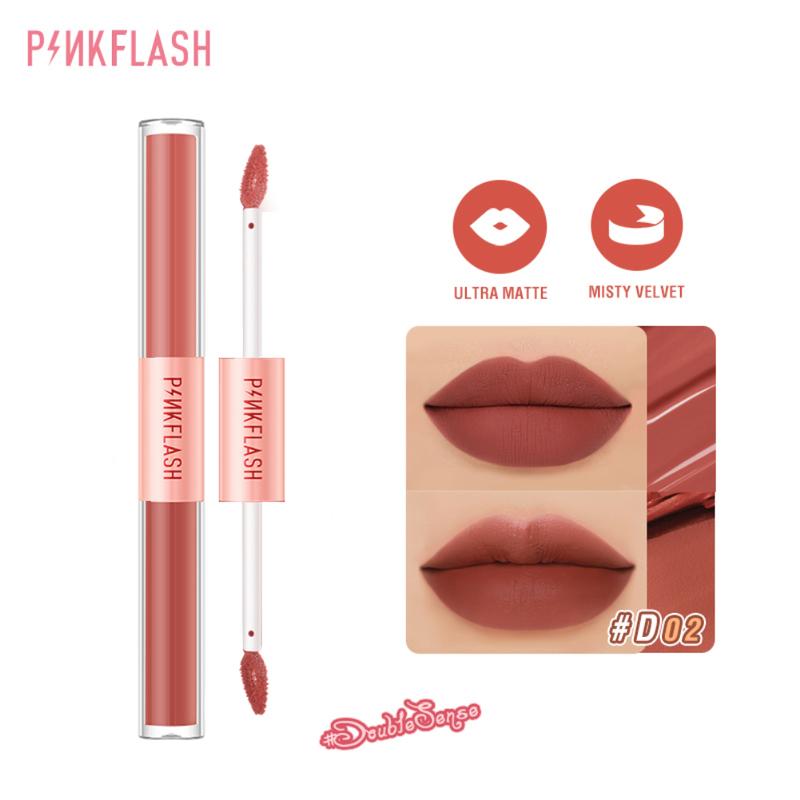 Gincu cecair PINKFLASH-2-dalam-1, gincu baldu pusam, ton sayu, - TikTok ...