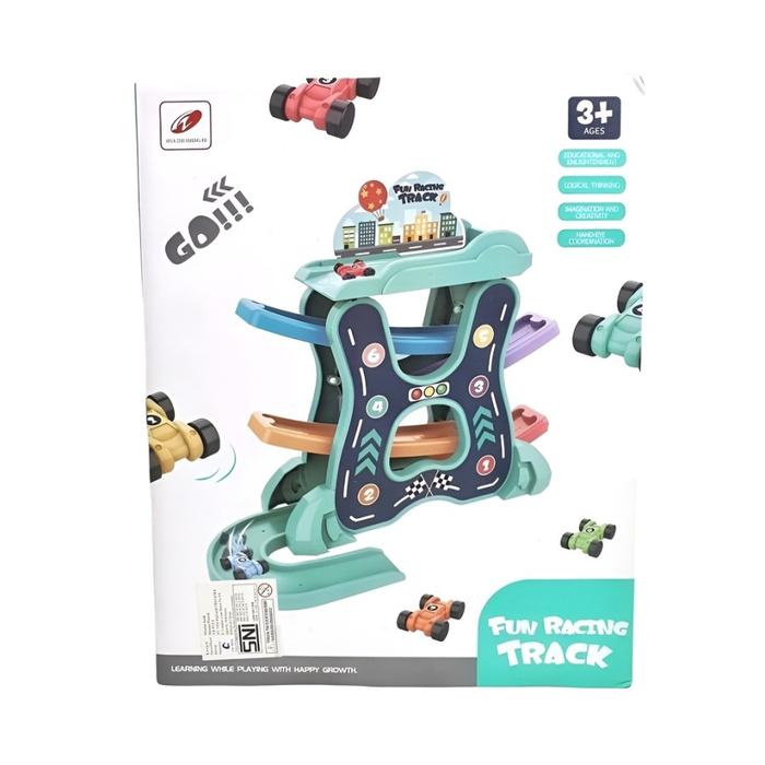 Jual Fun Racing Track Seluncur Zig Zag Sliding Race Cars Kids Toys ...