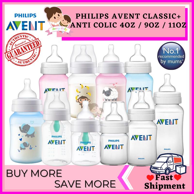 Botol Susu PHILIPS AVENT Classic Anti-Colic 4oz 9oz 11oz Bab - TikTok ...