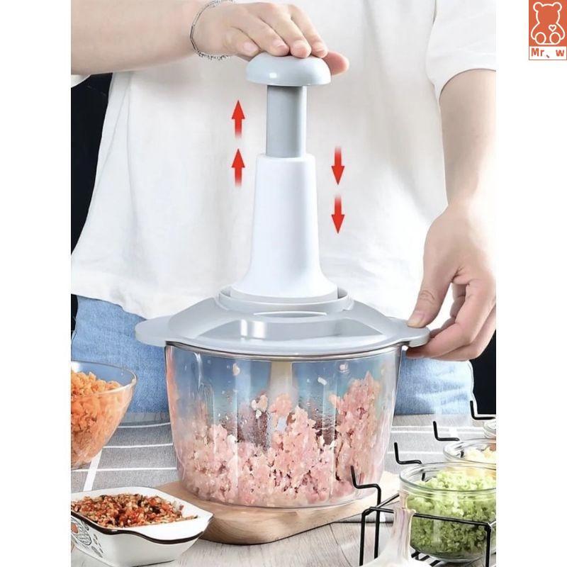 Mr,w-Manual Meat Grinder Food Processor Kitchen Chopper Shredder ...