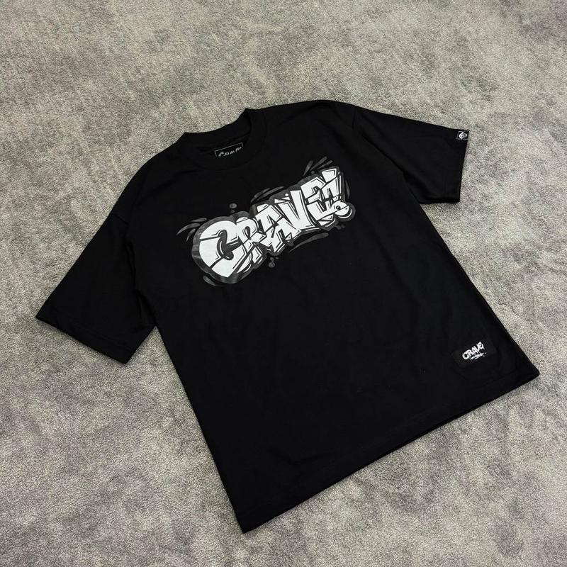 Craving For Soul By Crave Clothing crimson embroid logo T-shirt ...